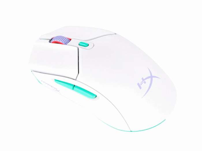 Miš HyperX Pulsefire Haste 2 Core Wls Wht/Grn/Pur/Gaming/bela