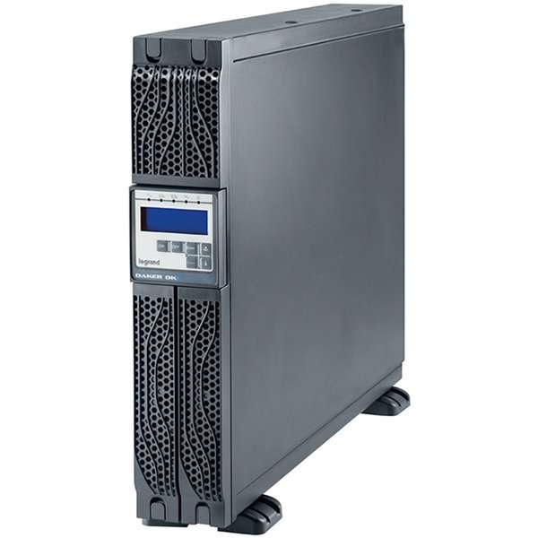 UPS Legrand DAKER DK + Tower/Rack, 2000VA/1800W, On Line Double Conversion, Sinusoidal, PFC, USB & RS232 port, 6 x IEC C13, batteries 6x 12V, 7.2Ah, 29.5 kg, (Optional Kit Rack 310952, SNMP card 3...