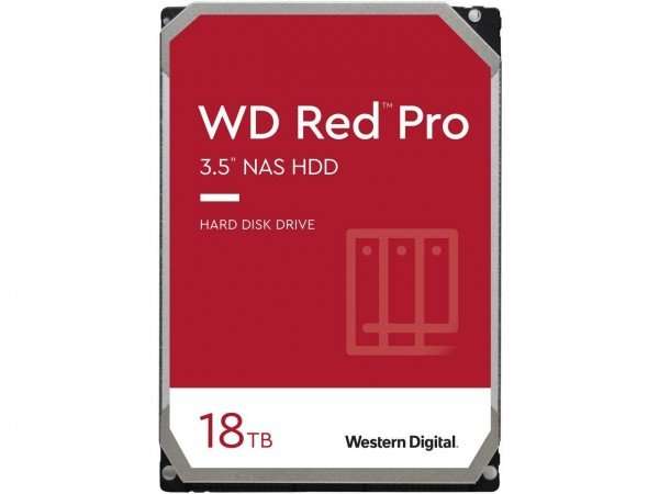 HDD SATA 18TB WD181KFGX WD RED Pro NAS 7200 RPM 512MB