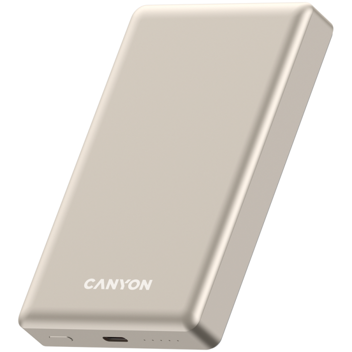 CANYON power bank OnPower 510 slim Magnetic 10000 mAh PD20W Beige