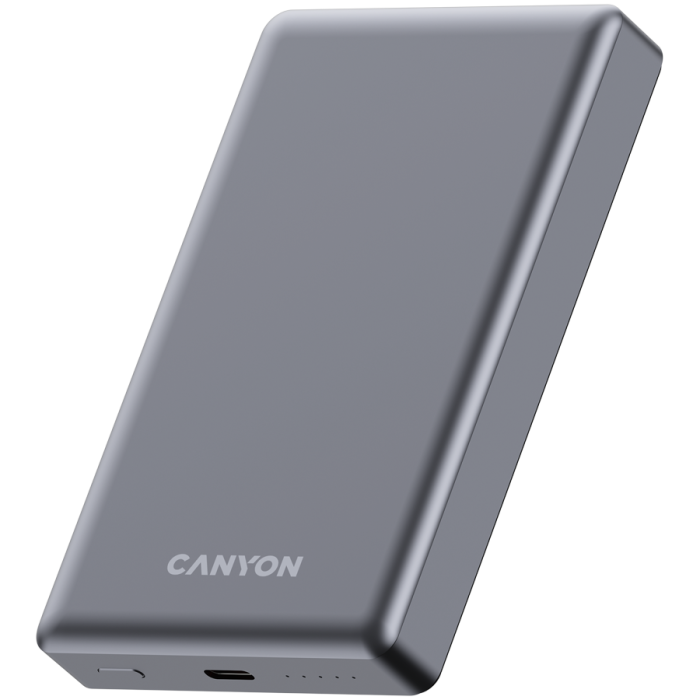 CANYON power bank OnPower 510 slim Magnetic 10000 mAh PD20W Dark Grey