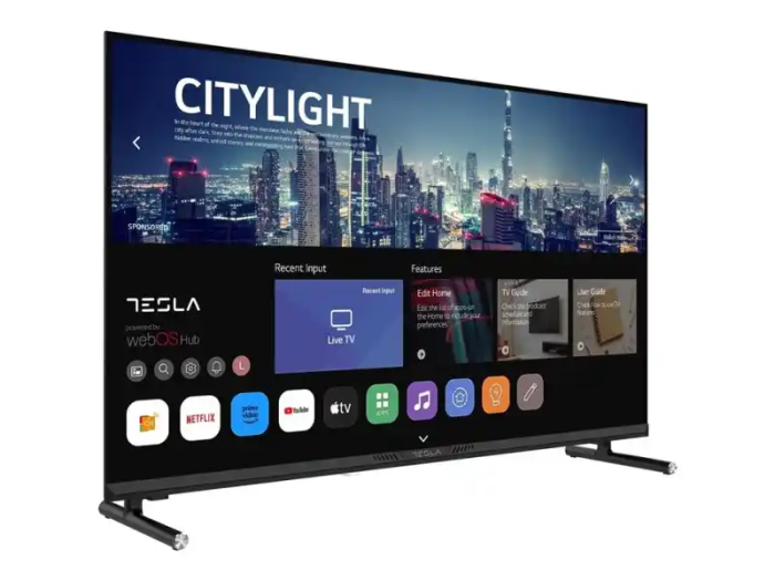 SMART LED TV 43 Tesla 43E645BUW 3840x2160/UHD/4K/DVB-T2/S2/C/Frameless/WebOS