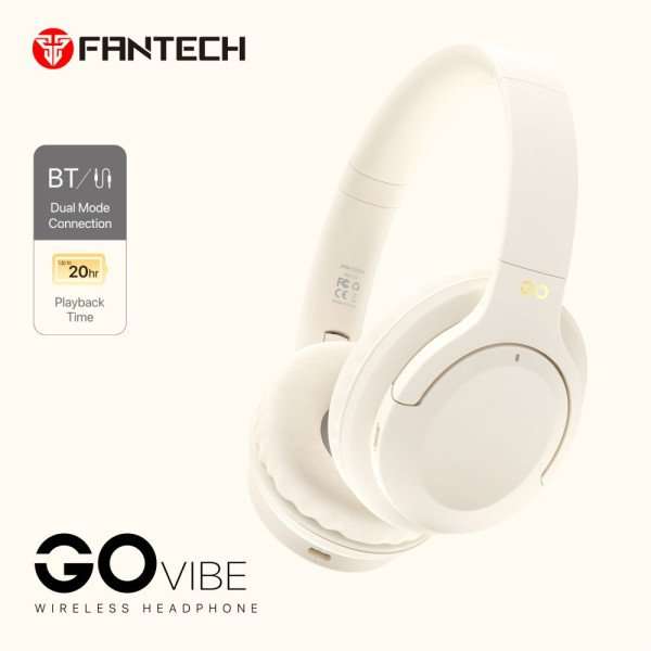 Bluetooth slušalice Fantech GO Vibe WH05 bež