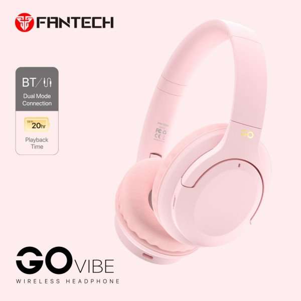 Bluetooth slušalice Fantech GO Vibe WH05 pink