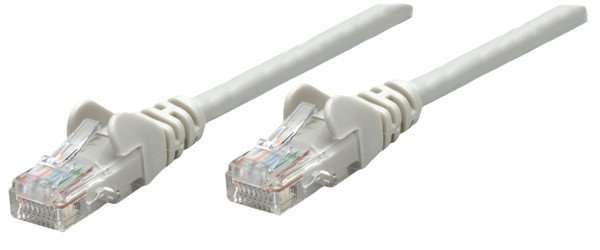 LAN UTP kabl intellinet 739900 Cat6 CCA//Sivi/0,25m