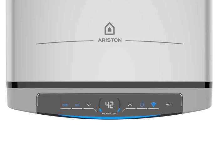 Bojler ARISTON Velis TECH WiFi 50 EU akumulacioni/WiFi/vertikal ili horiz/27.5x51.1x79.7cm/srebrna