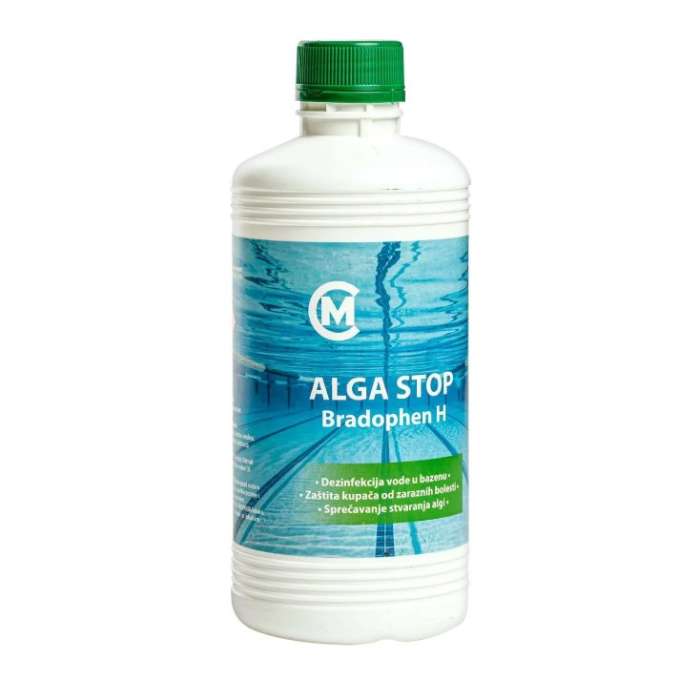 Algastop za bazene Bradophen H 1l