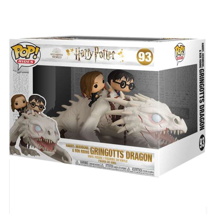 Funko POP! Rides: Harry Potter - Dragon W/Harry, Ron, & Hermione