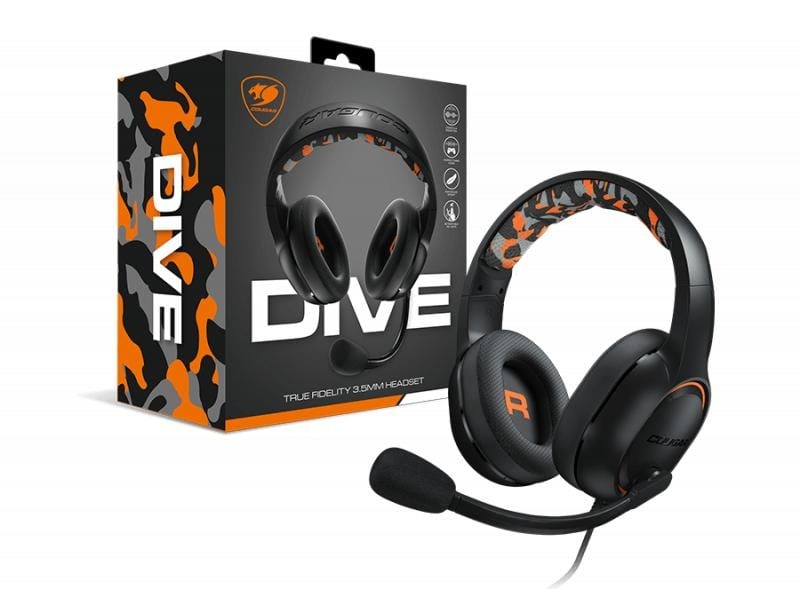 COUGAR DIVE Gaming Headset, Black