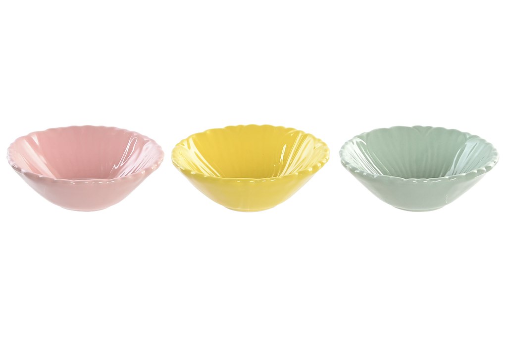 TRAY KEYS CERAMIC 13X13X5 FLOWER 3 MOD.
