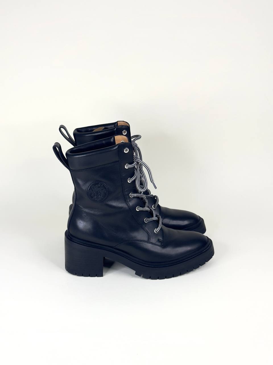 Hermes Calfskin Bridge Ankle Boots