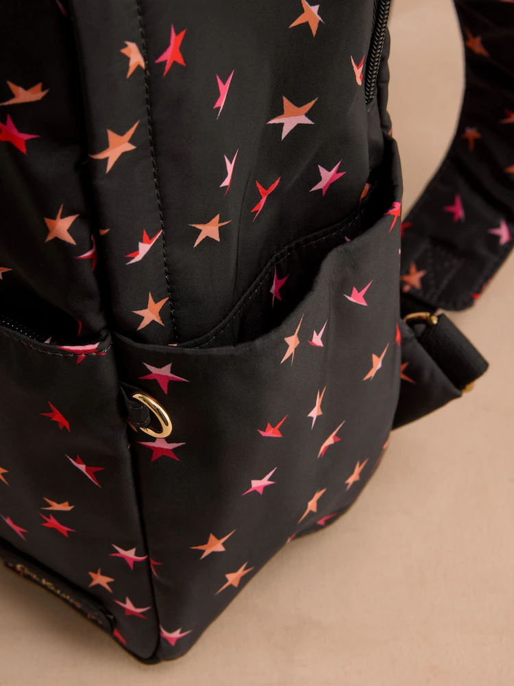 Crna savijanje Zvezda Ditsi - Cath Kidston Kompaktni Ranac