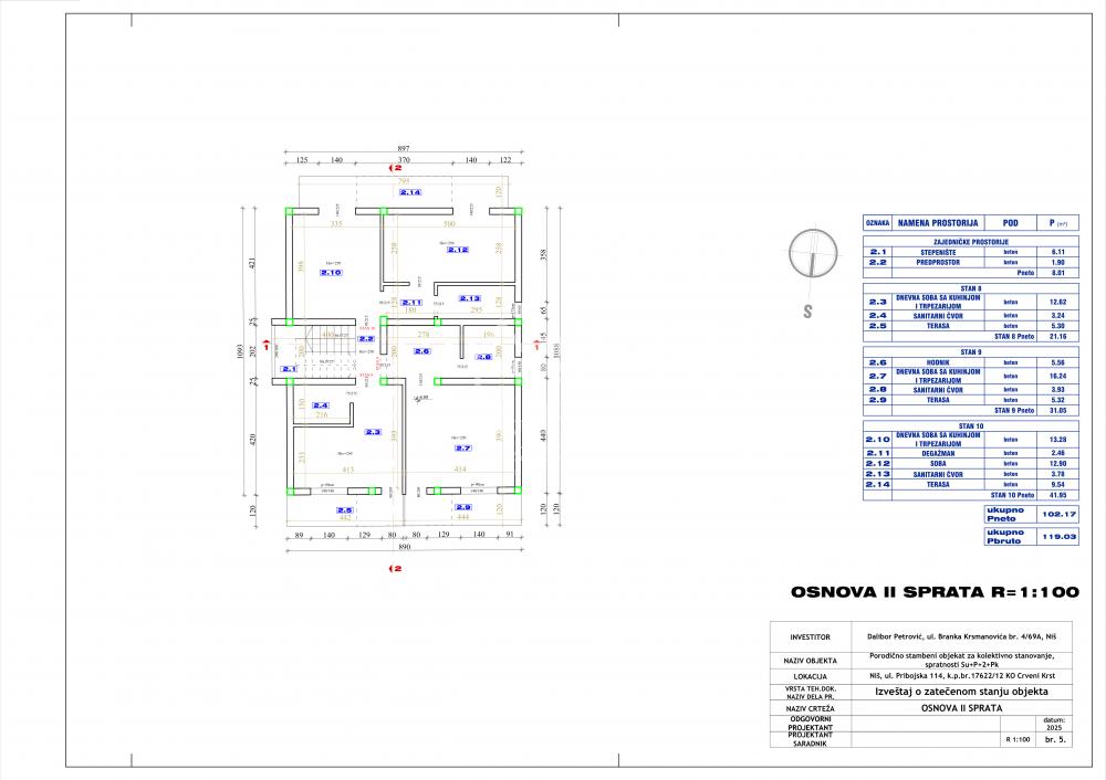 Novogradnja, stan P=31m2-Branko Bjegović ID#2326
57.000 €