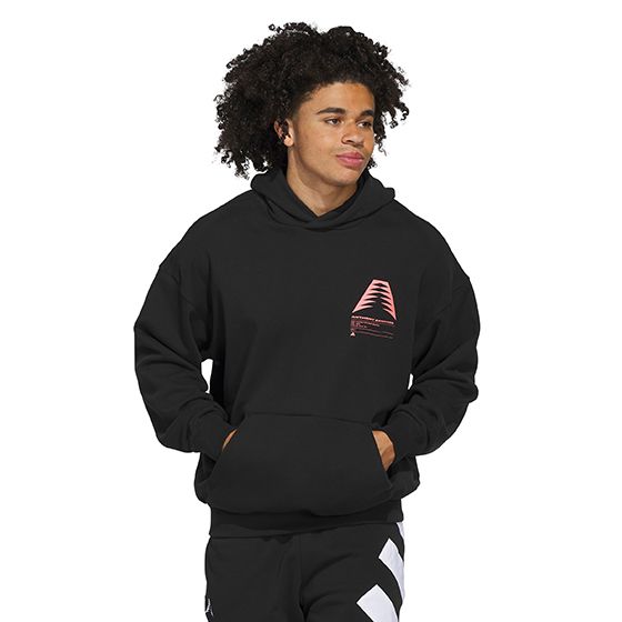 ANTHONY EDWARDS SCHEMATIC HOODIE 'BLACK'