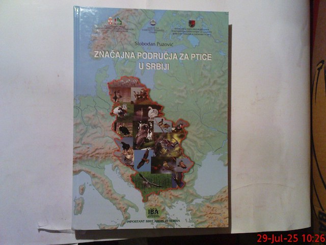 SLOBODAN PUZOVIC - ZNACAJNA PODRUCJA ZA PTICE U SRBIJI