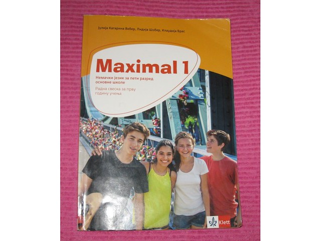 NEMAČKI JEZIK 5. MAXIMAL 1, radna sveska + CD