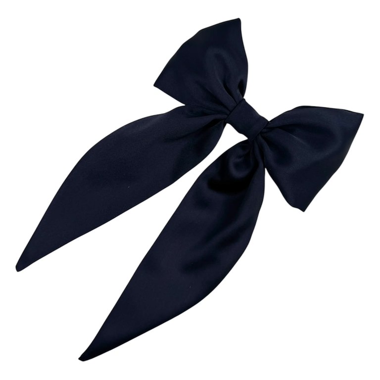 LONG SATIN BOW