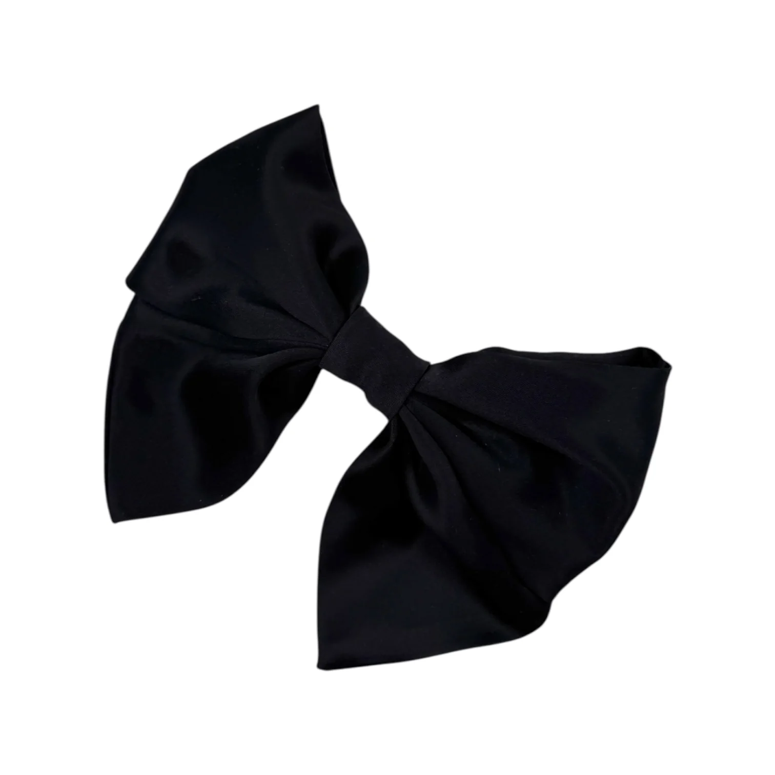 CROSSED SATIN BOW