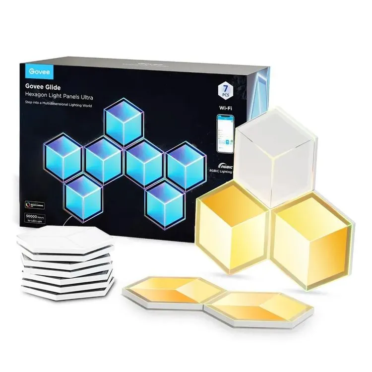 GOVEE Glide Hexagon Light Panels Ultra 7 Pack