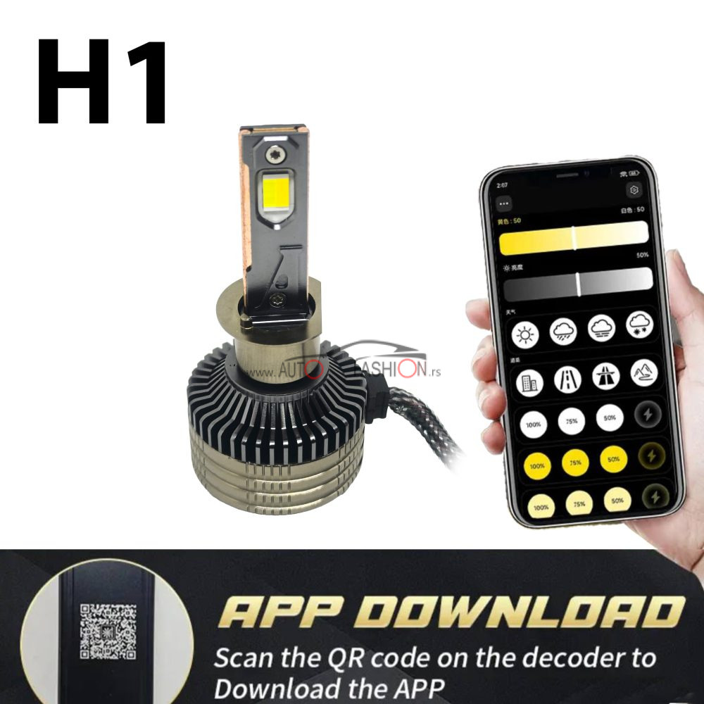 LED SET H1 AP 618 Bluetooth