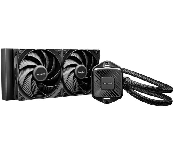 be quiet! - PURE LOOP 3, 240mm [LGA-1851 & AM5], PWM pump, Two Pure Wings 3 PWM fan 120mm, Flexible sleeved tubes, Easy-to-access refill port, Mounting set
