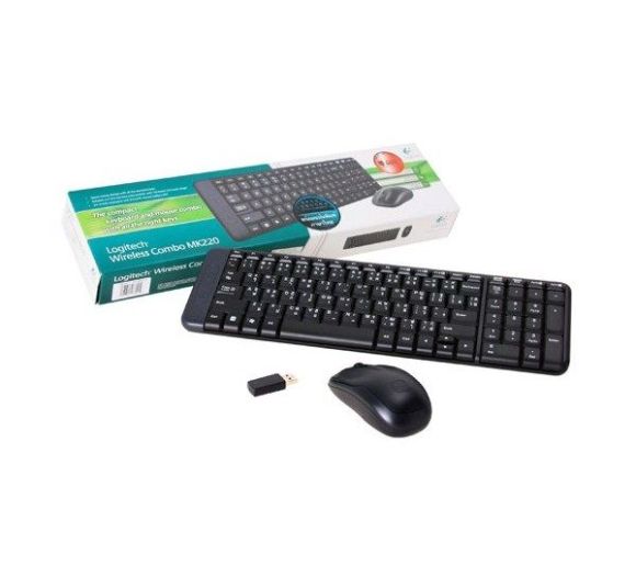 Logitech - Logitech MK220 Wireless Desktop US