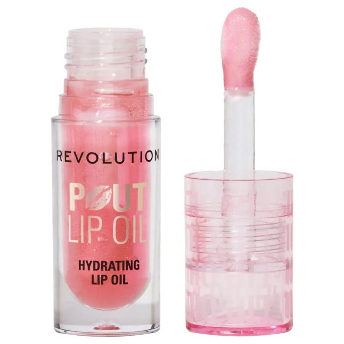 Makeup Revolution pout lip oil ulje za usne pink shimmer 3ml