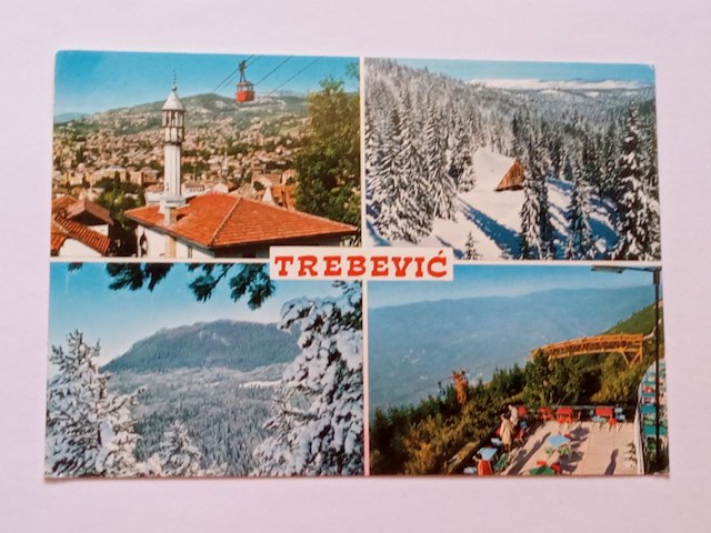 Trebević - Žičara - Bosna - Čista Sa Markicom i Pečatom