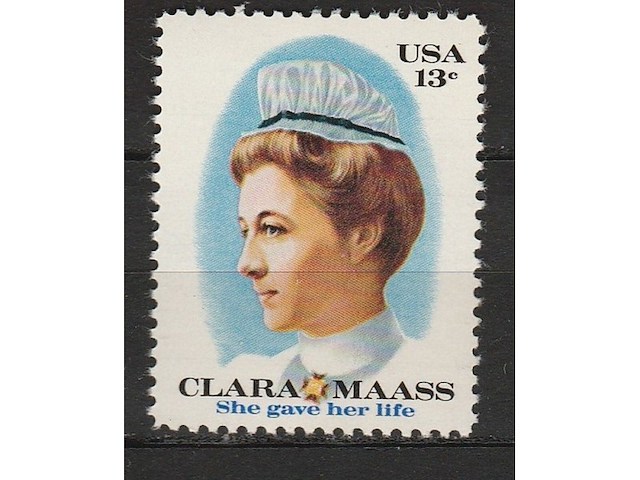 USA - 1976 - Clara Maass - MNH