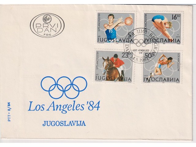 PRVI DAN / LOS ANGELES `84 JUGOSLAVIJA