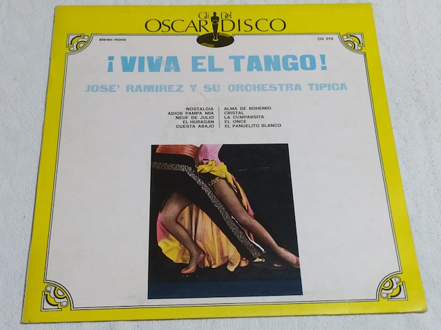 JOSE RAMIREZ - Viva el tango! (LP, ITALY, 5-/4+)