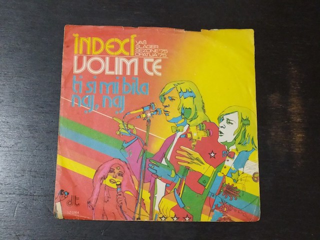 INDEXI - Volim te (SINGL, 3/3/3-)