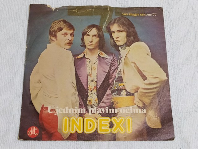 INDEXI - U jednim plavim ocima (SINGL, 3/4-/3-)