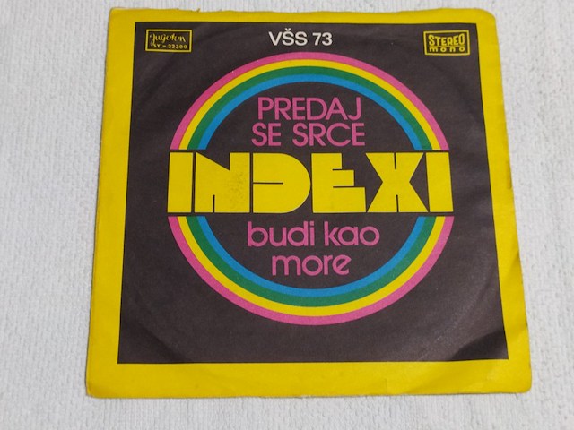 INDEXI - Predaj se srce (SINGL, 3/3/5-)