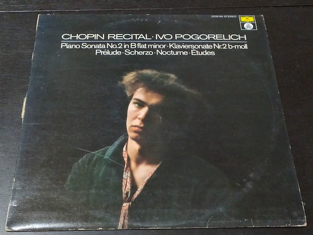 IVO POGORELIC - Chopin recital (LP, MINT/4+)