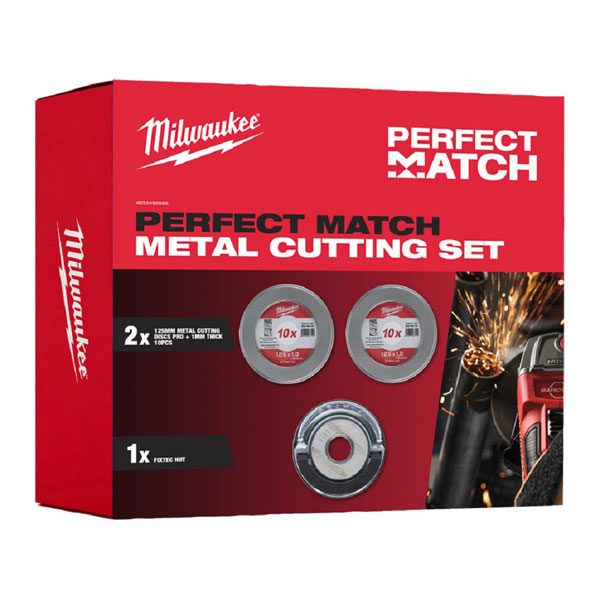 Milwaukee set reznih ploča 20kom + Fixtec matica (4932492888)