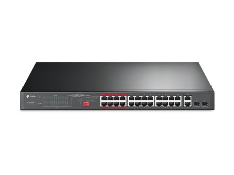 TP LINK TL-SL1226P POE Upravljiv Switch 24 Porta