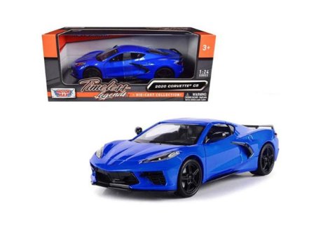 MotorMax Metalni auto 1:24 2020 Corvette C8 25/79360
