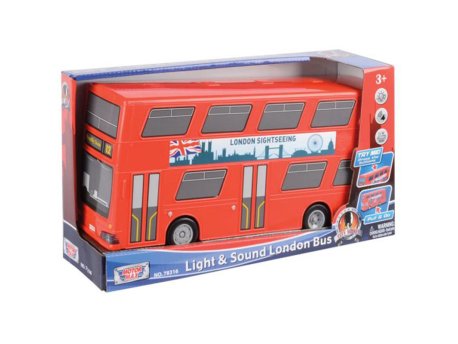 MotorMax Metalni auto 12'' Light & Sound London Bus 25/78316