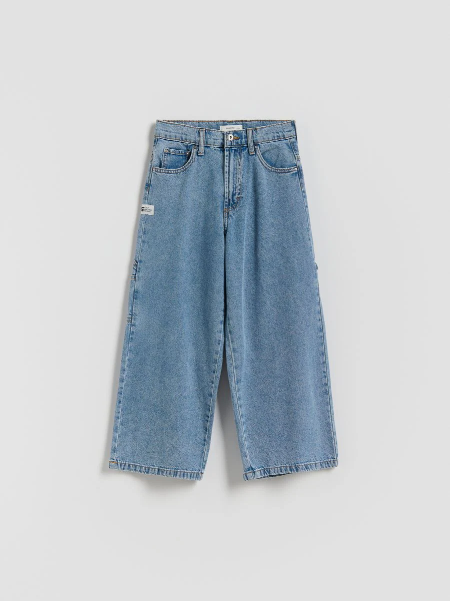 Classic denim baggy pantalone