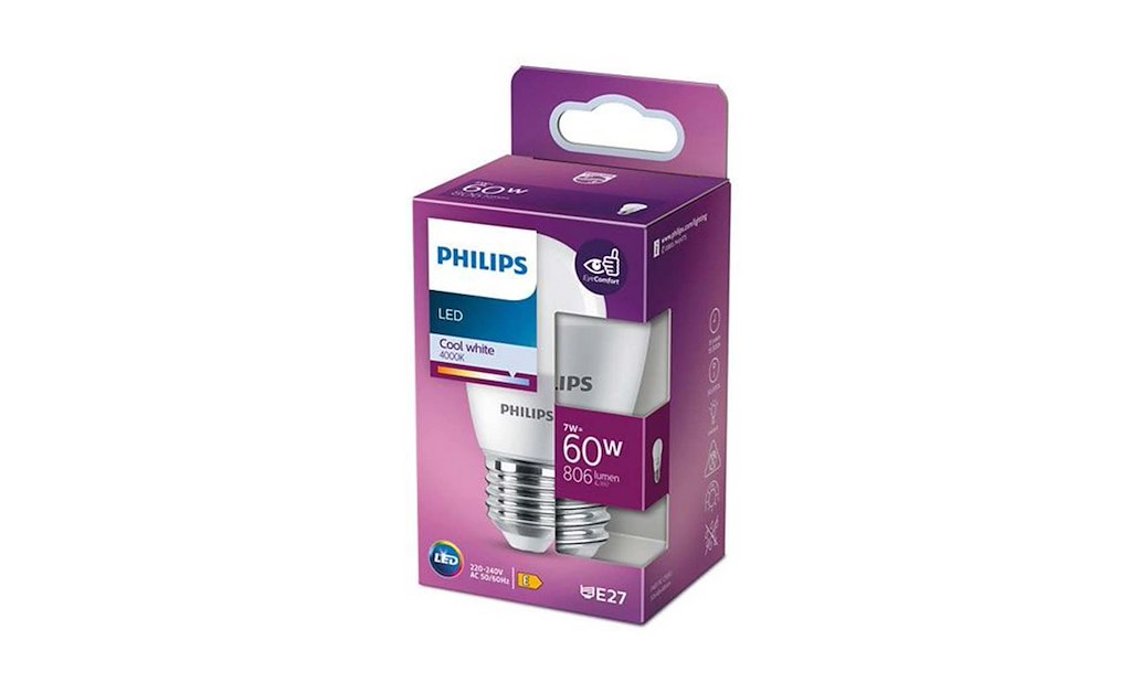 Sijalica Philips LED E27 4000K 60W