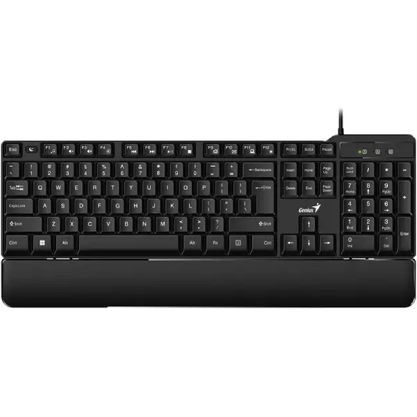 Žičana tastatura KB-100XP USB YU palm rest crna Genius 4710268260196