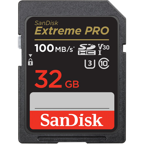 SanDisk 32GB Extreme PRO UHS-I SDHC 100mb/s