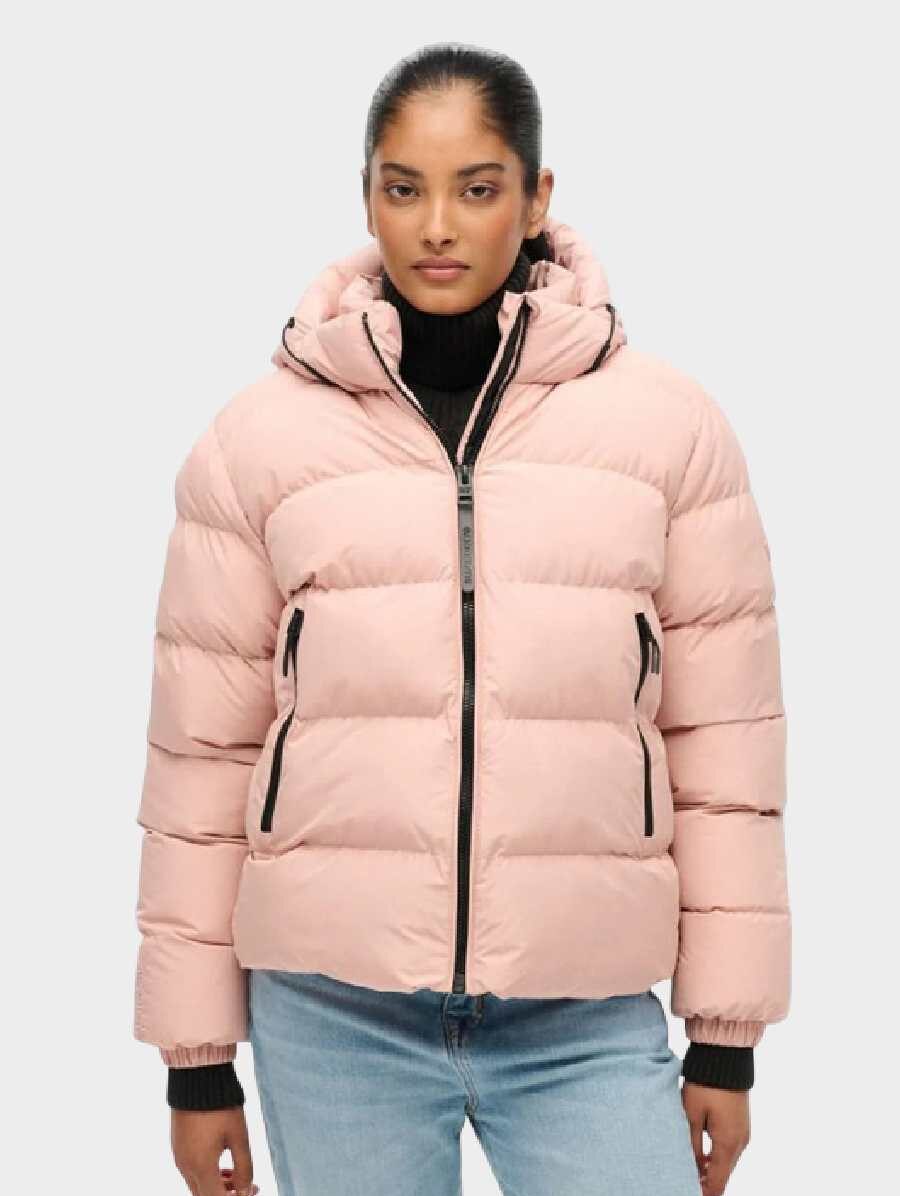 Superdry ženska jakna roza w5011996a eq8