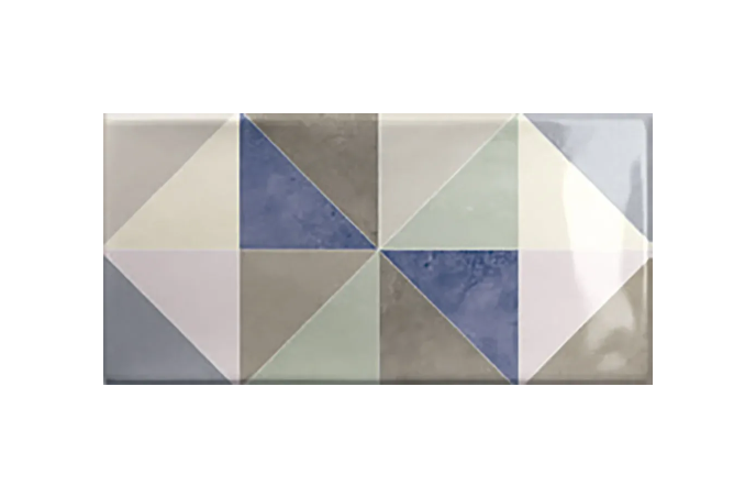Ceramica Ribesalbes - Pločica - Ocean Decor Triangle Mix Glossy - 7,5x15 - 1m2/kut