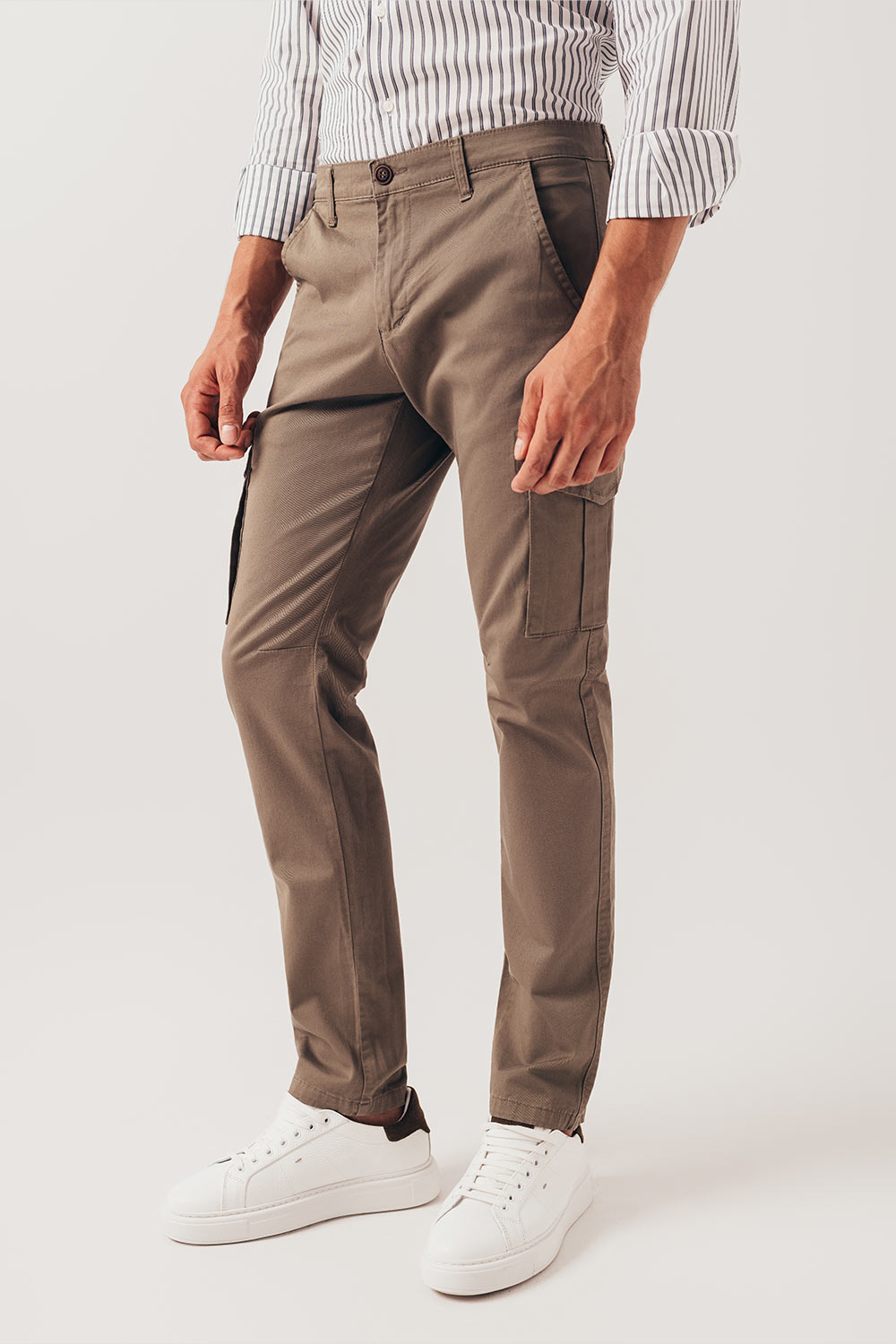 Zelene Cargo pantalone 489A