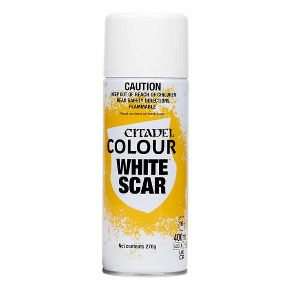 White Scar Spray Paint