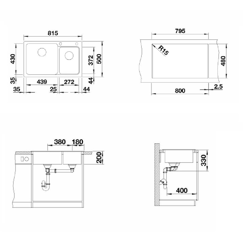 Blanco sudopera NAYA 8 527130