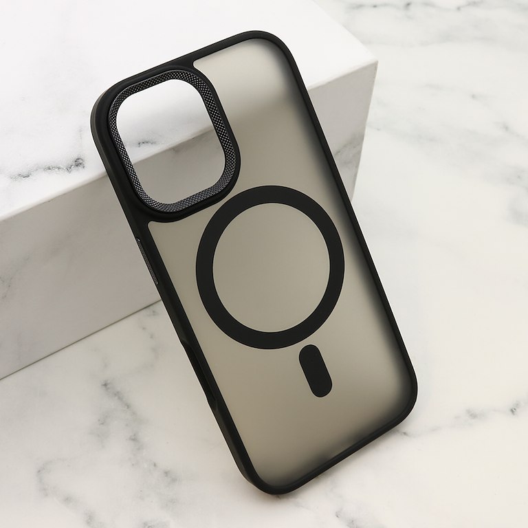 Zastitna maska (futrola) SILKY MagSafe II - iPhone 17 crna (MS)