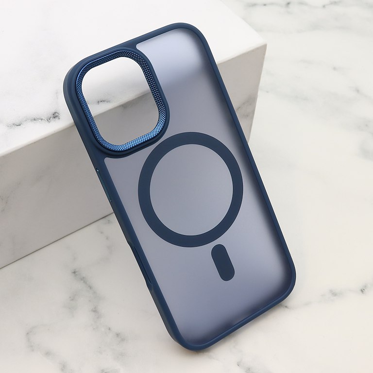 Zastitna maska (futrola) SILKY MagSafe II - iPhone 17 plava (MS)